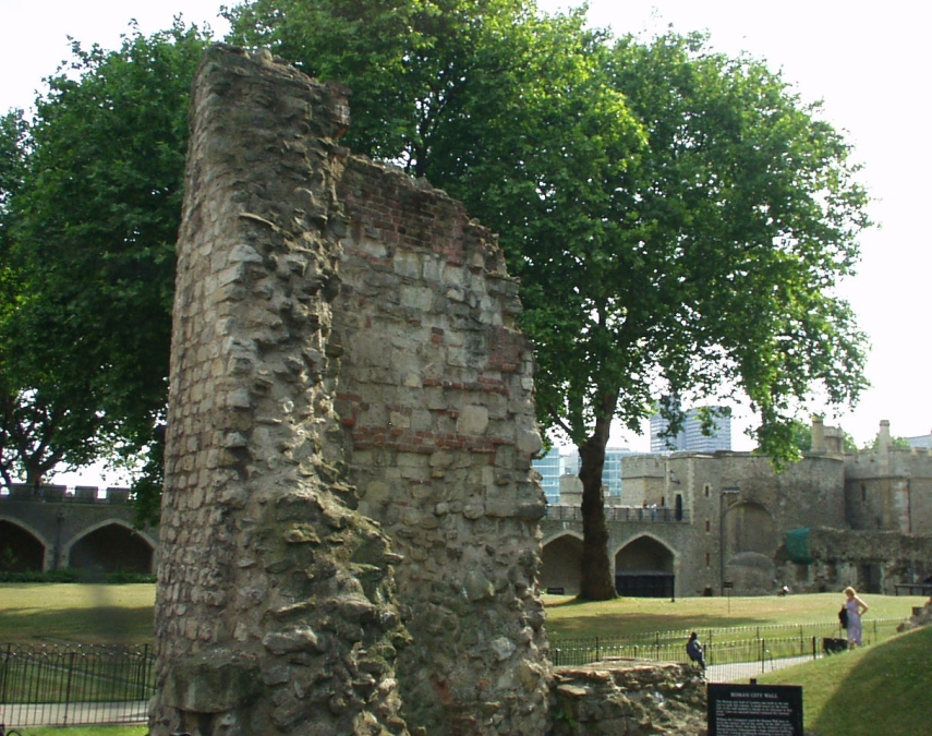 the tower, roman london wall remnant